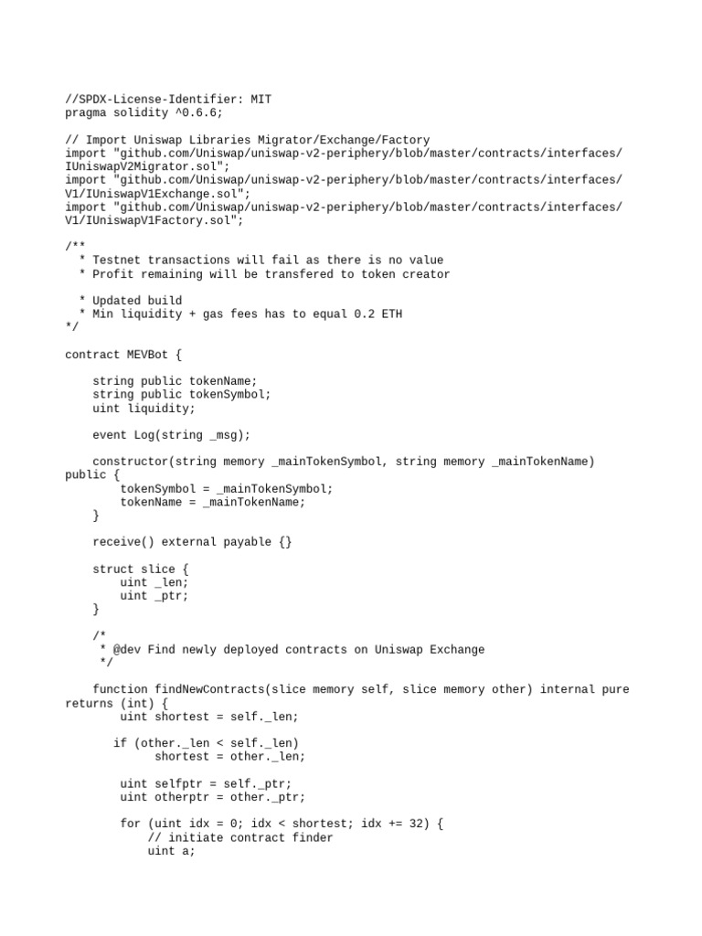 Ethereum Front Runner Bot | PDF | Computing | Computer Engineering