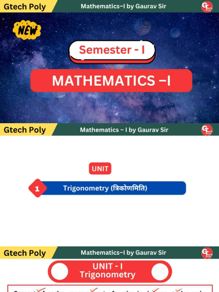 Math-I Unit-1 Part-2 - Compressed | PDF