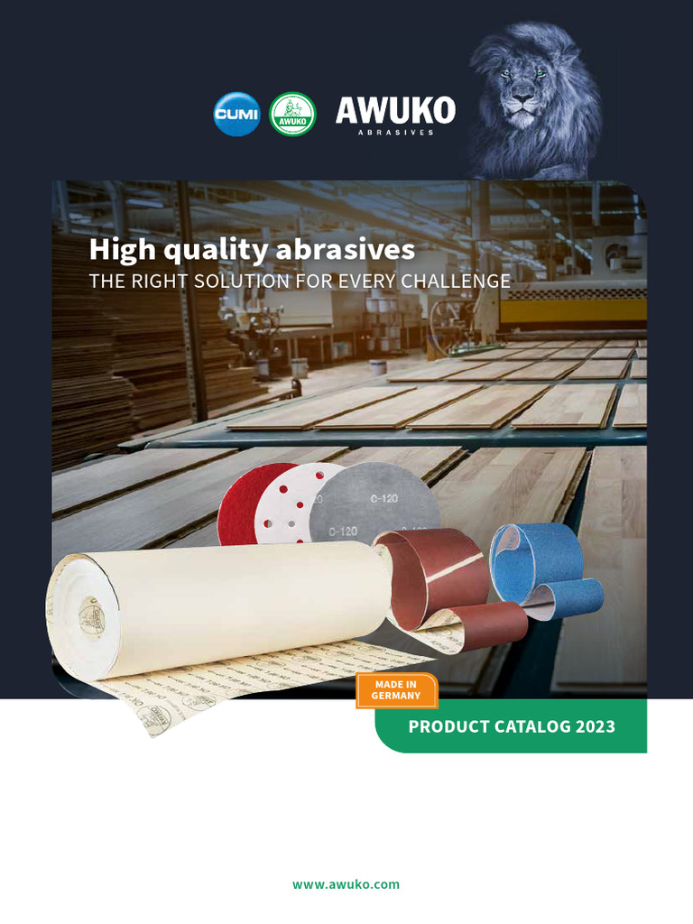 Awuko 2023 Abrasives Catalog | PDF | Abrasive | Paint