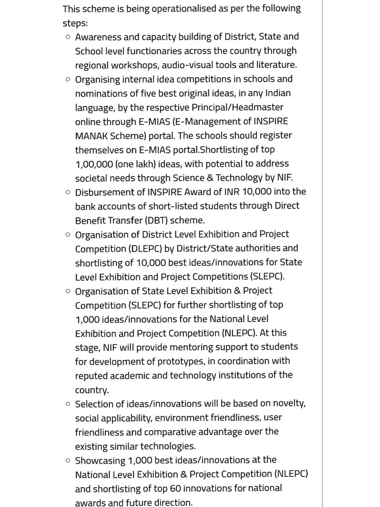 Inspire Awards | PDF