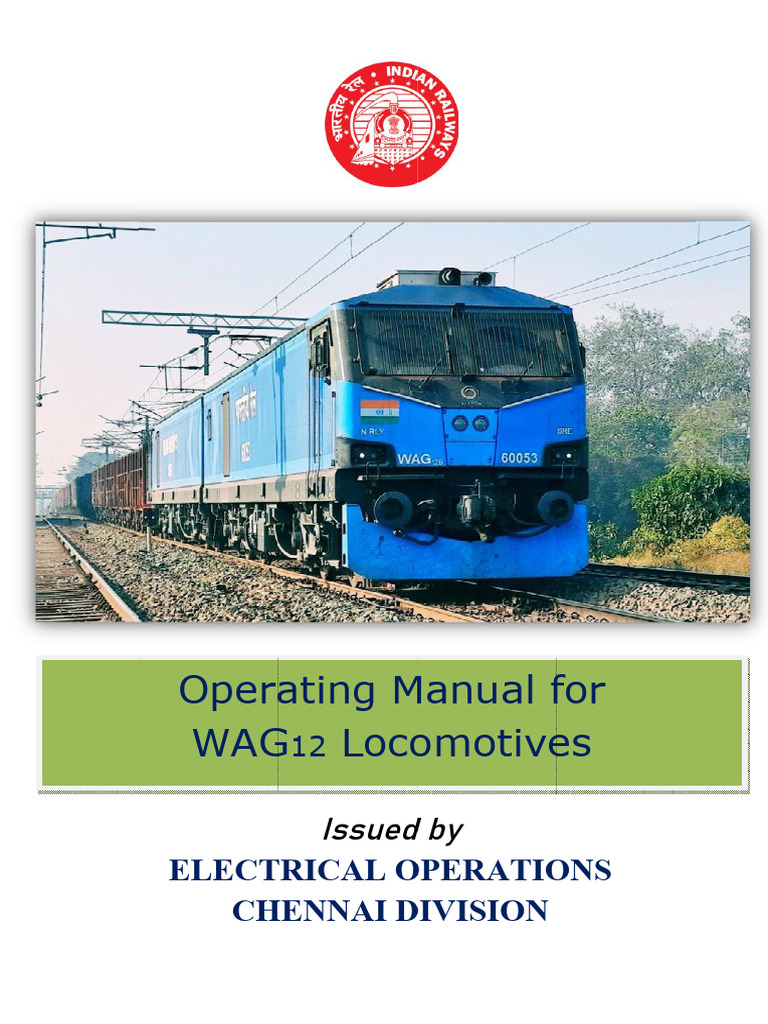 WAG12 Locomotive Operating Manual | PDF | Power Inverter | Electric Motor