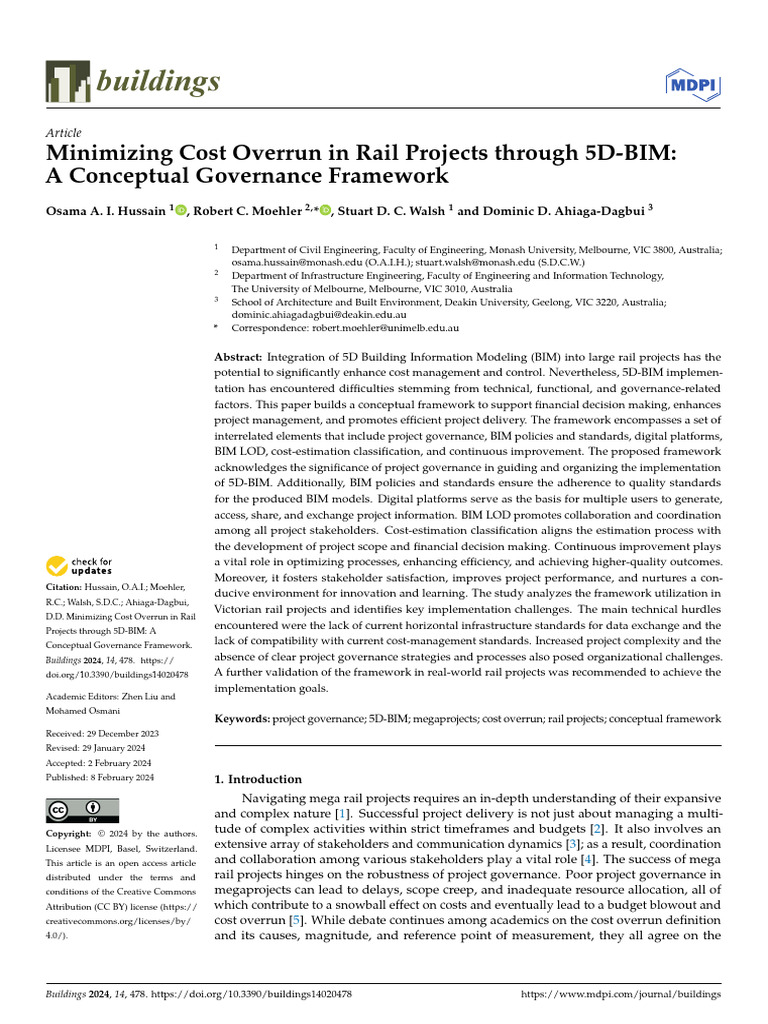 Buildings 14 00478 v2 | PDF | Building Information Modeling | Governance