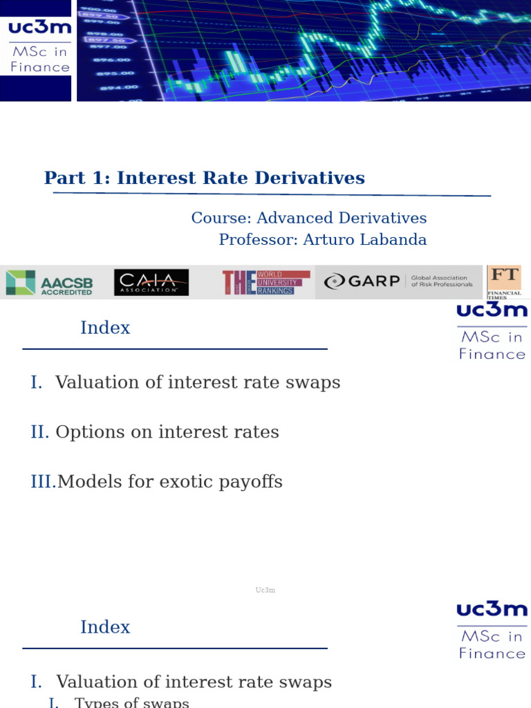 Valuation of Interest Rate Swaps Guide | PDF | Interest Rate Swap ...
