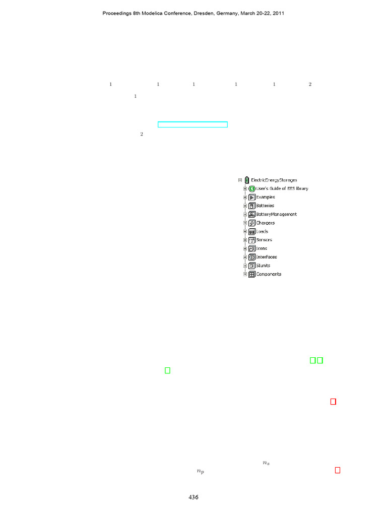 Modelica Library for Electric Storage Simulation | PDF | Battery ...