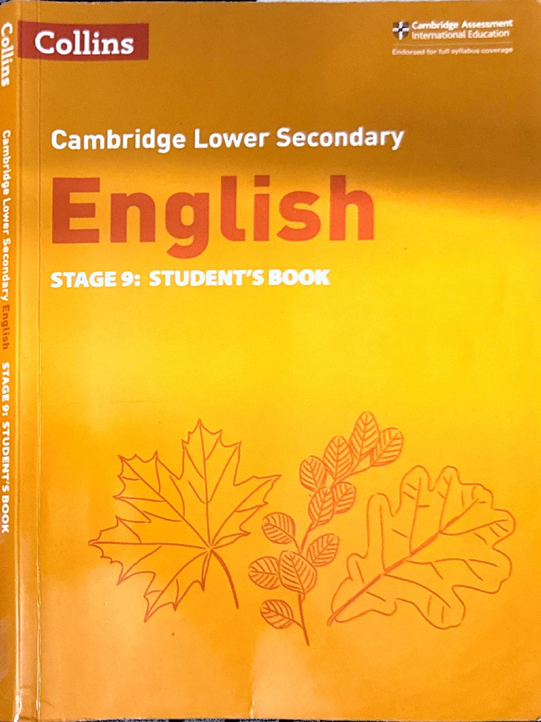 Cambridge Lower Secondary English Stage 9 Students Book | PDF