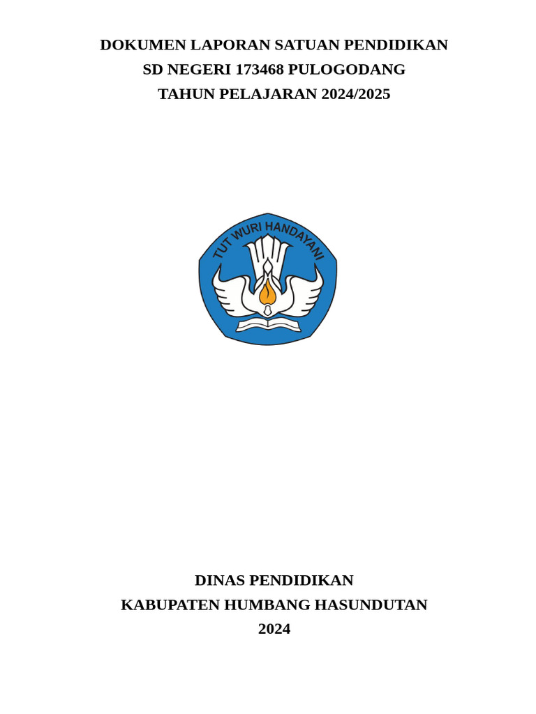 Dokumen Laporan Satuan Pendidikan | PDF