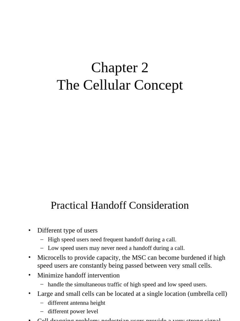 The Cellular Concept | PDF