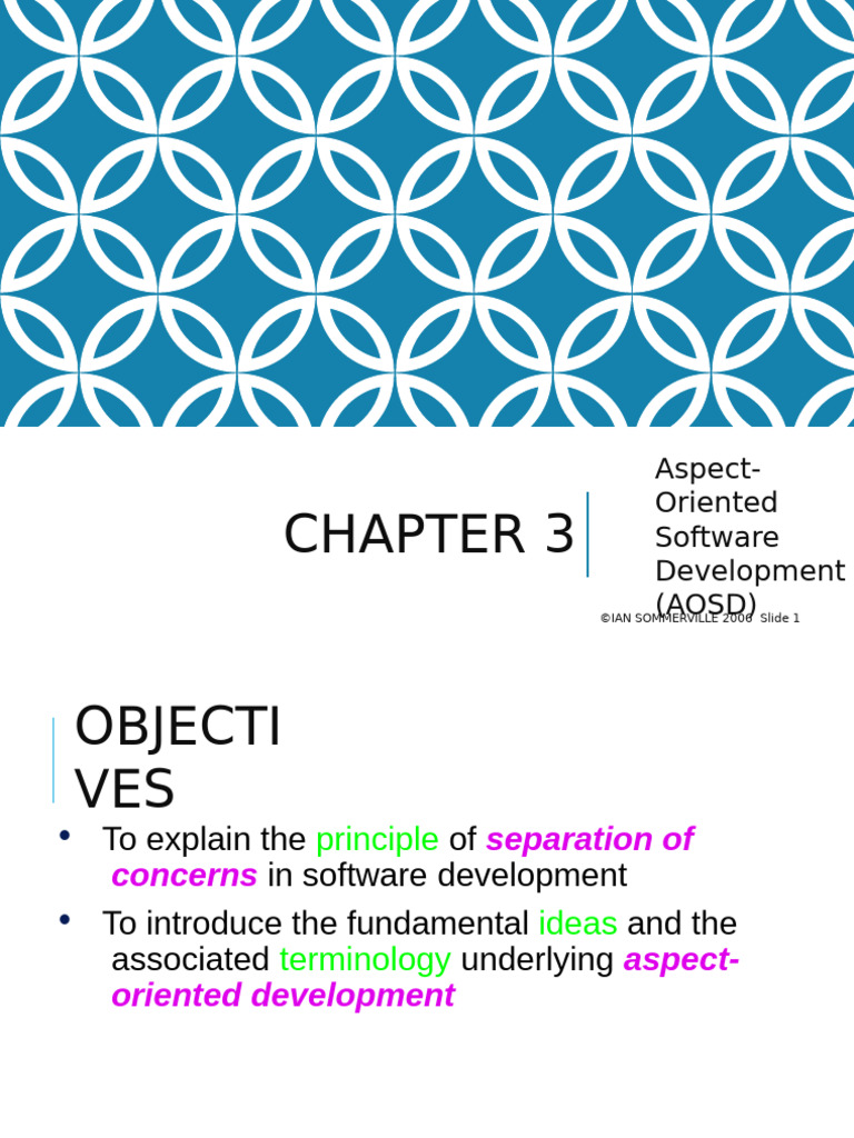 Topic 6 Aspect-Oriented SD | PDF | Computing | Computer Science