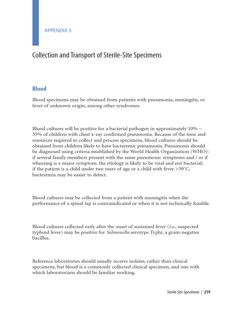 Who Cds CSR RMD 2003 6 (Appendices3 9) | PDF | Pneumonia | Meningitis