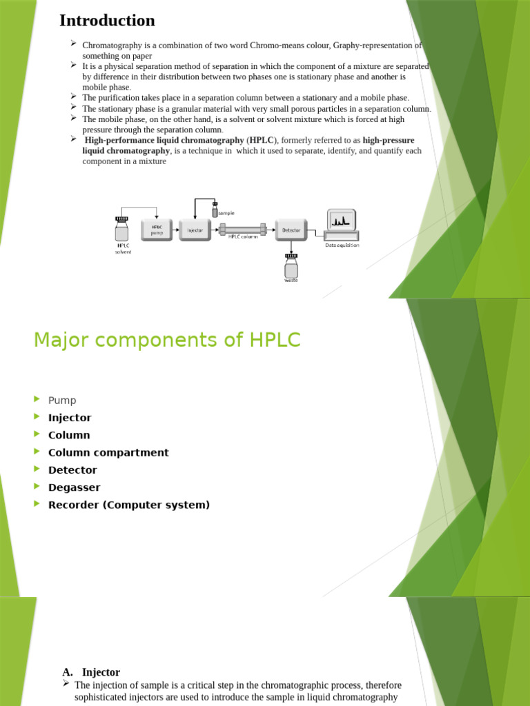 HPLC | PDF | High Performance Liquid Chromatography | Chromatography