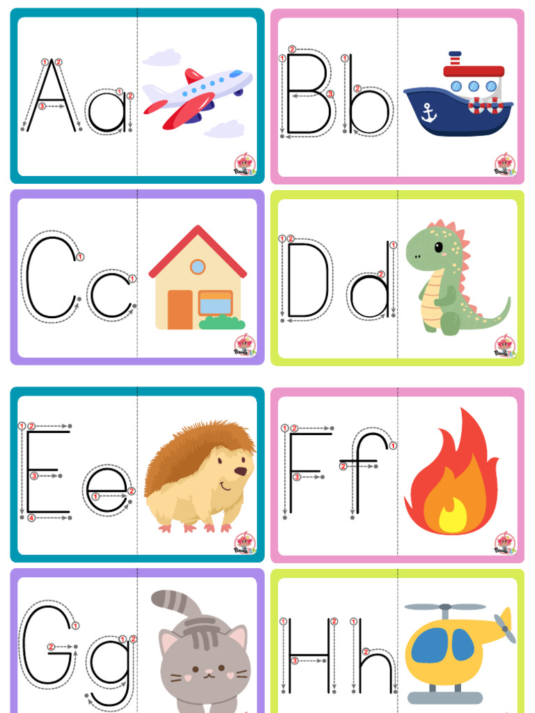 Abecedario Trazo y Dibujo | PDF