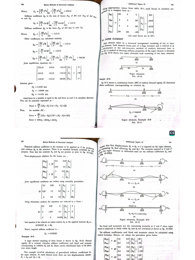 Super Element (Adv. Structural Analysis) | PDF