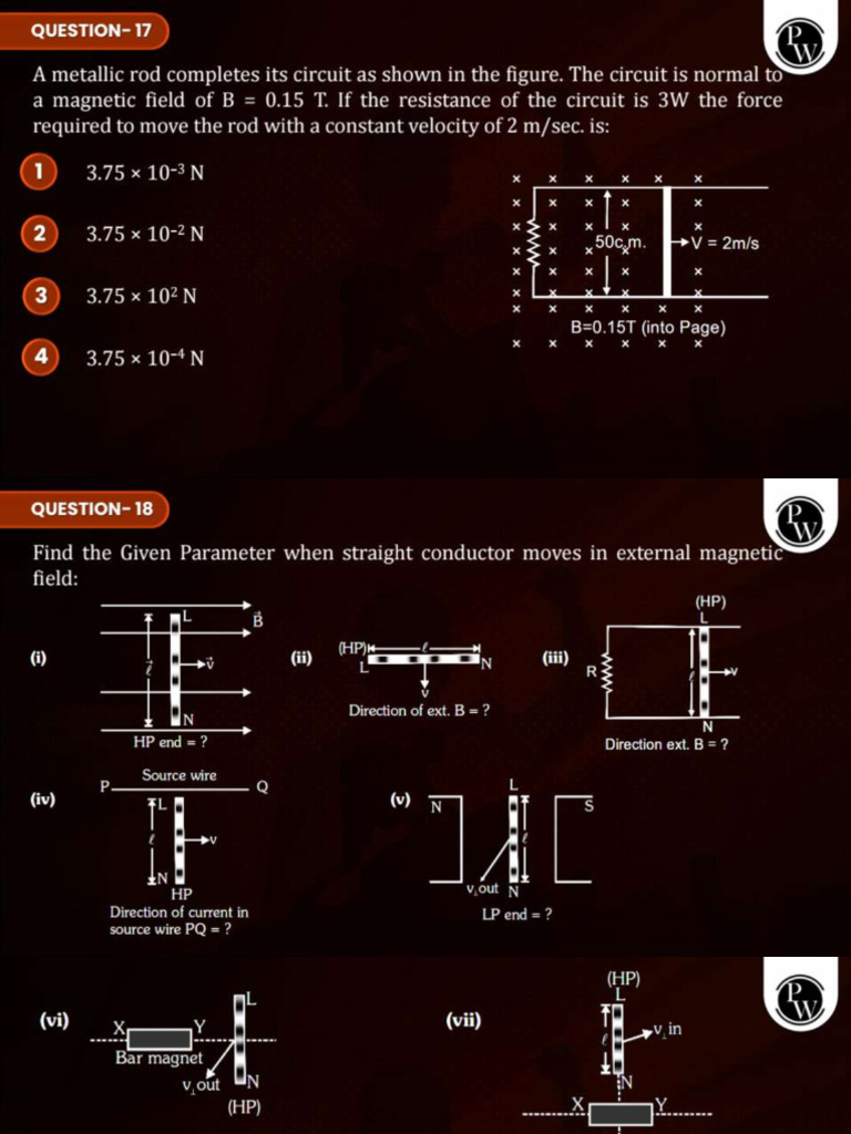 Electro Magnetic Induction 02 Class Notes Prayas JEE 2-0-2025 (19-22) | PDF