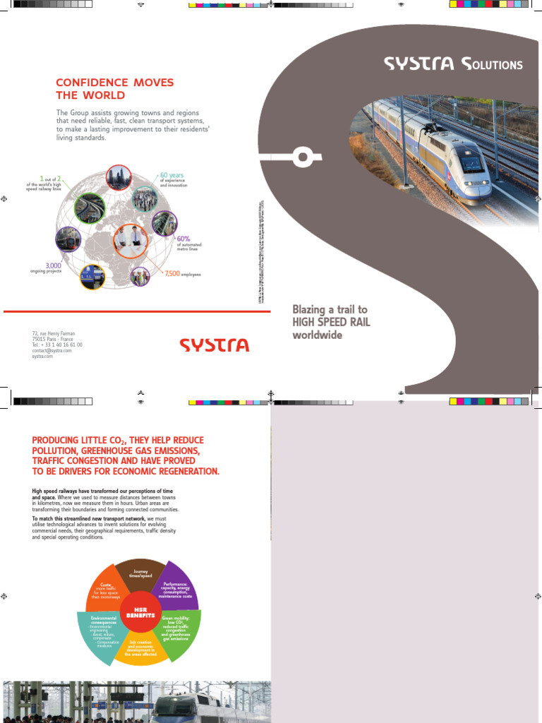 En - Systra - HSR Solutions | PDF | High Speed Rail | Rail Transport