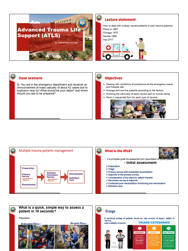 ATLS Primary Survey for Trauma Care | PDF | Clinical Medicine | Medical ...