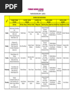 Duty Roster For The Month of November | PDF