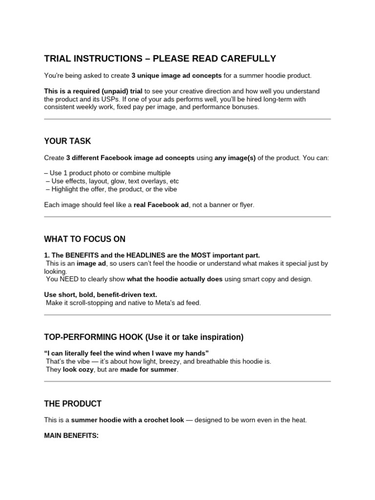 Image Ad Instructions | PDF
