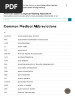Physical Therapy Abbreviations | PDF | Physical Therapy | Osteoarthritis