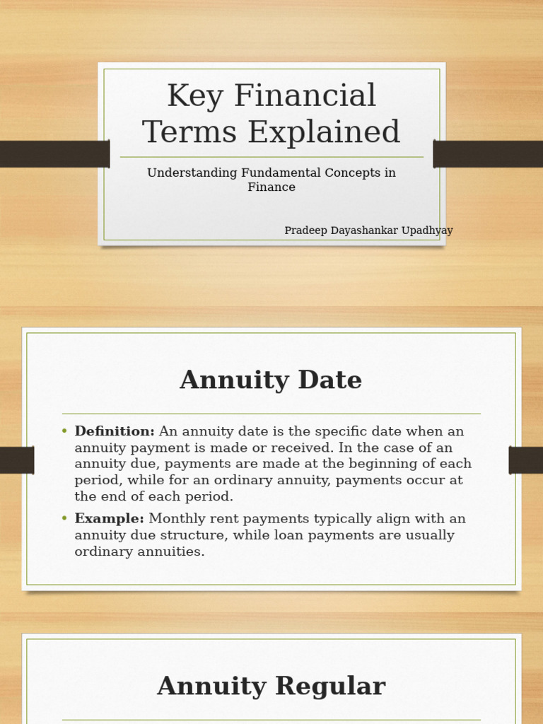 Key Financial Terms Explained | PDF | Capital Asset Pricing Model ...