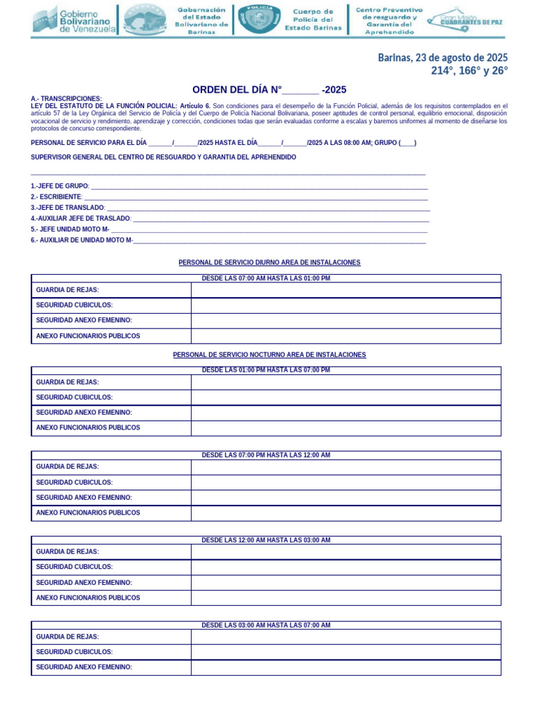 Orden de Servicio Reten 2 | PDF | Cumplimiento de la ley | Crimen y ...