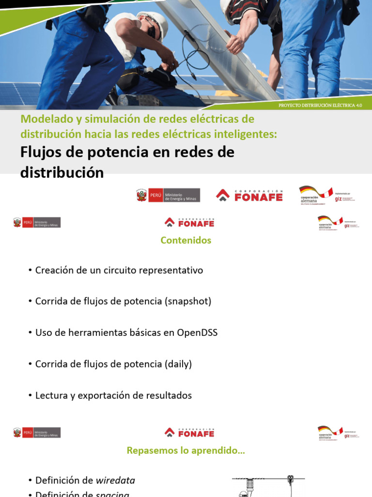 C2 5 Flujos de Potencia en Redes de Distribucion | PDF | Transformador ...