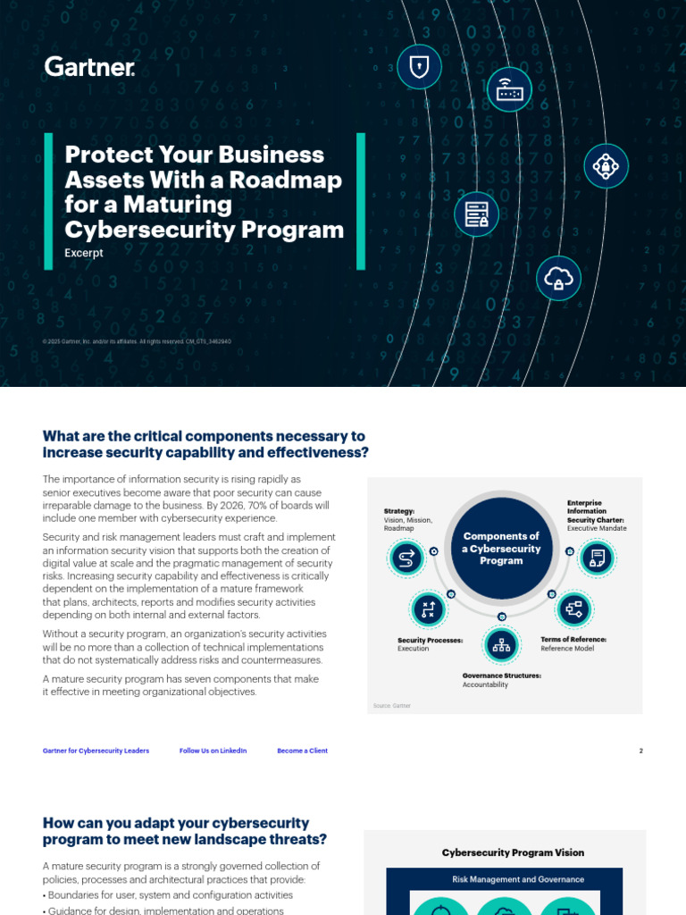 Maturing Your Cybersecurity Program | PDF | Computer Security | Security