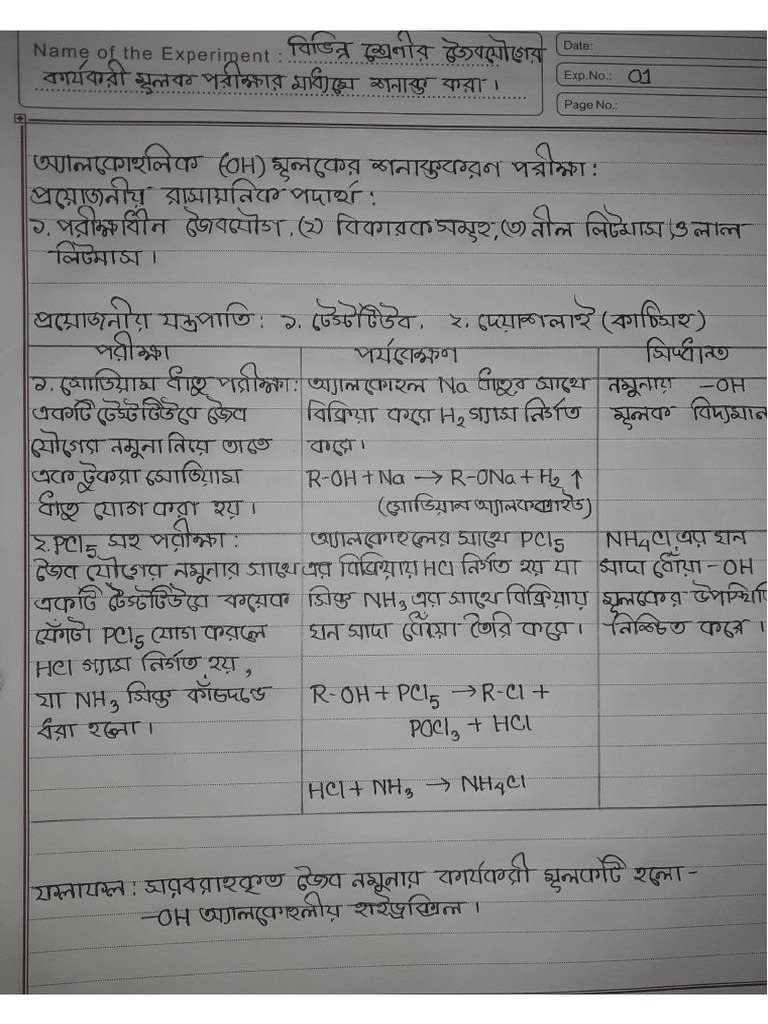 Chemistry 2nd Paper Practical | PDF