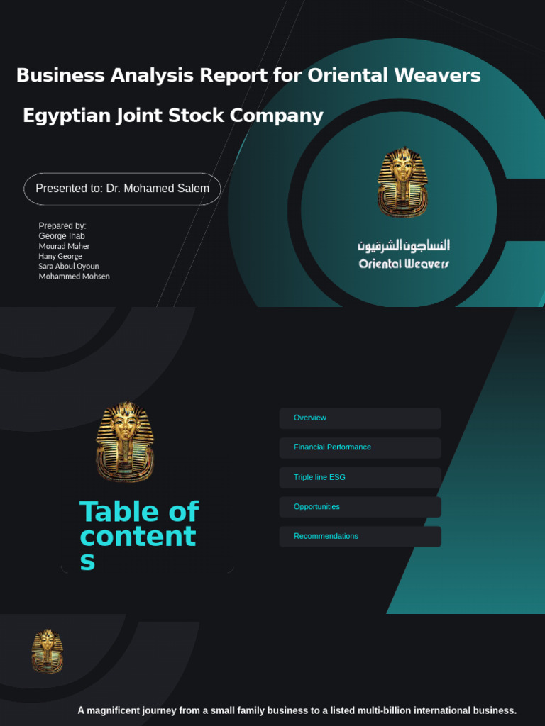 Final Accounting Business Report Presentation | PDF | Investing | Economies