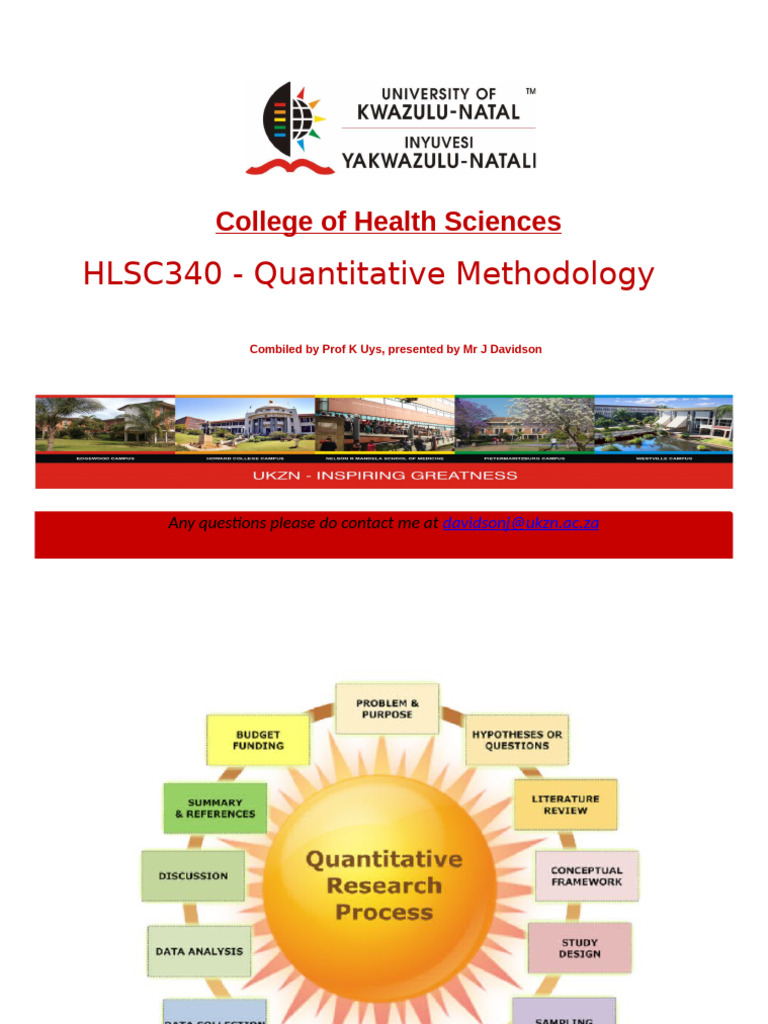 Quantitative Research Methodology Guide | PDF | Sampling (Statistics ...