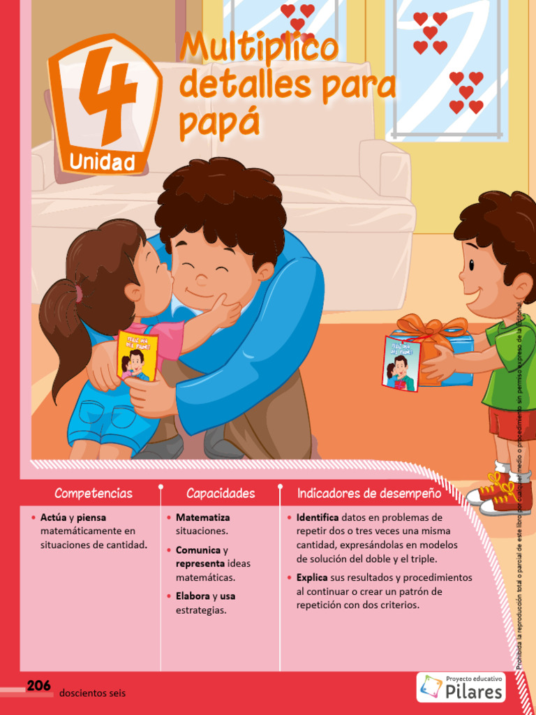 Matemática - 2do Grado - Unidad 4 (SR) | PDF | Multiplicación