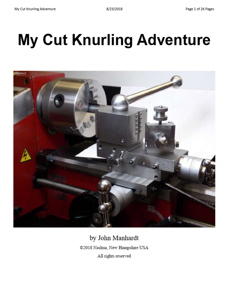 Cut Knurling Techniques and Tool Design | PDF | Screw | Drill