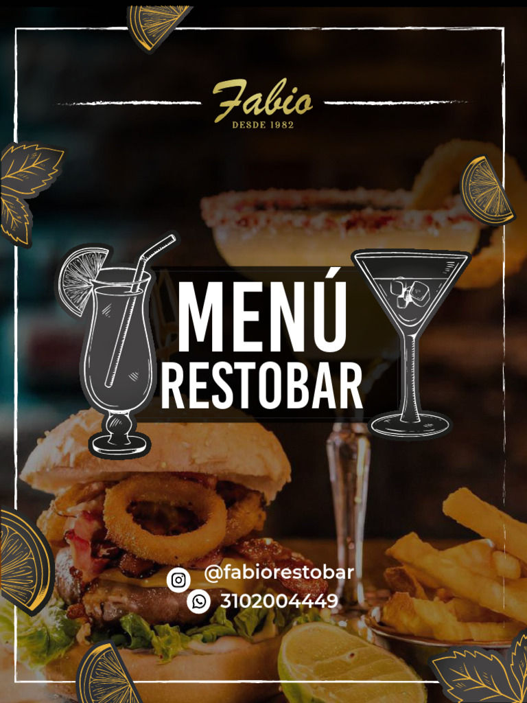 Menu Fabio Mayo 2024 | PDF | Hamburguesas | Cocina de las Americas