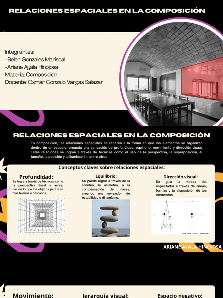 Relaciones Espaciales en La Composicion | PDF