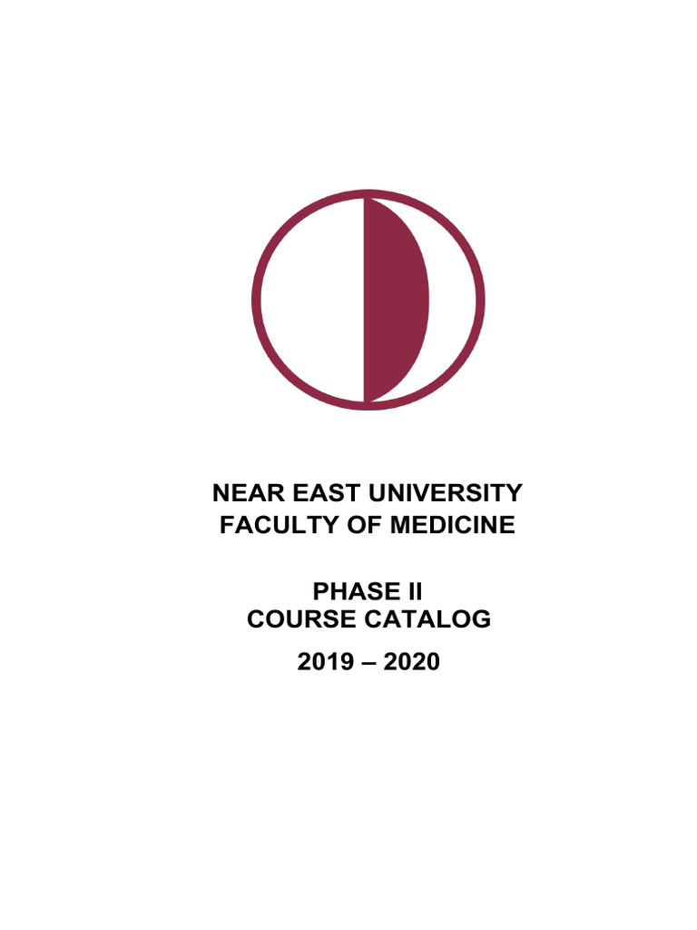 NEU Medicine Phase II Course Catalog | PDF | Course Credit | Anatomy