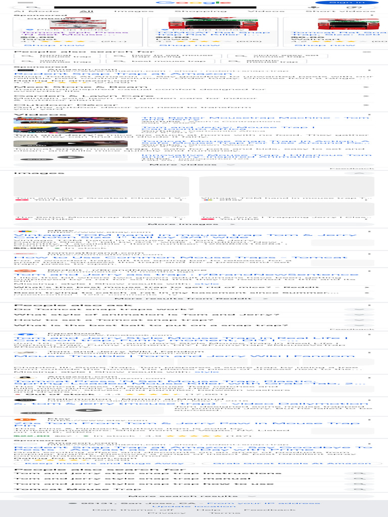 Tom and Jerry Style Snap Trap - Google Search | PDF | Mouse