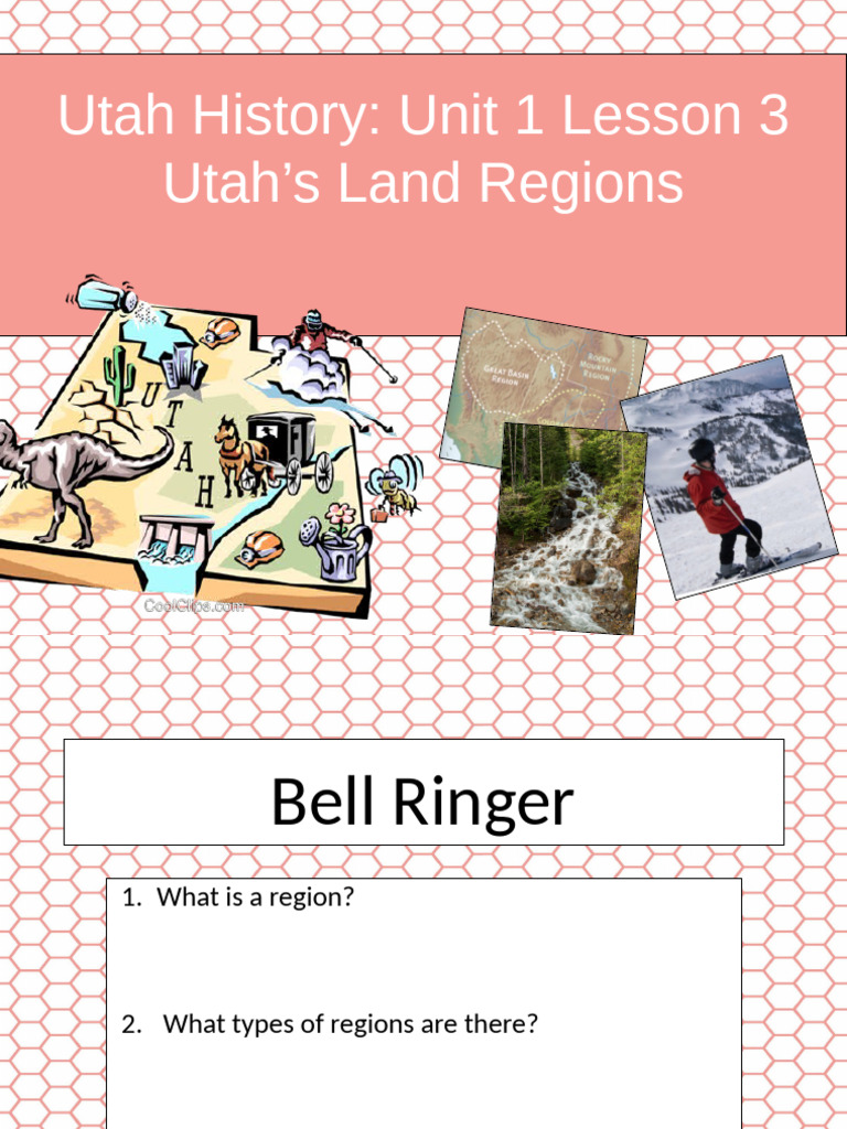 Utah's Land Regions | PDF | Desert | Utah