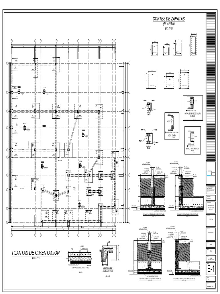Plantas De Cimentación Pdf