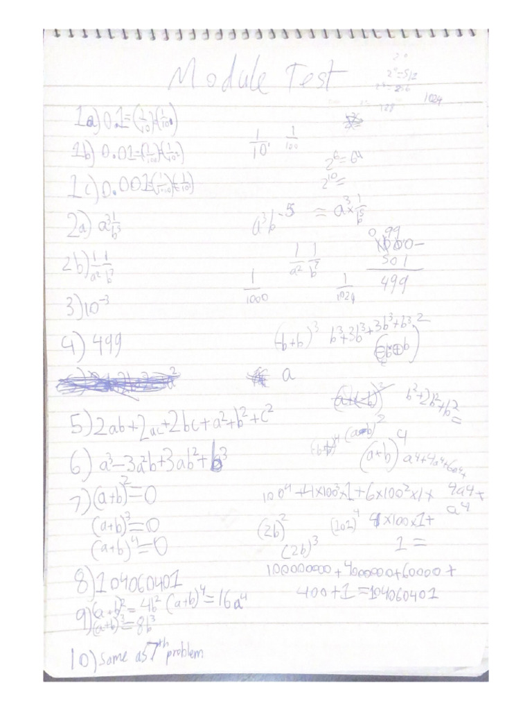 Module Test | PDF