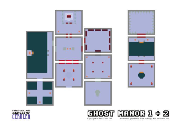 Ghost Manor (Maps) | PDF