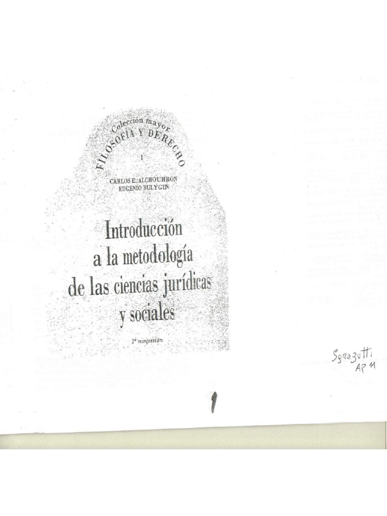 Alchourrón y Bulygin - Normative Systems Cap 1 y 2 | PDF
