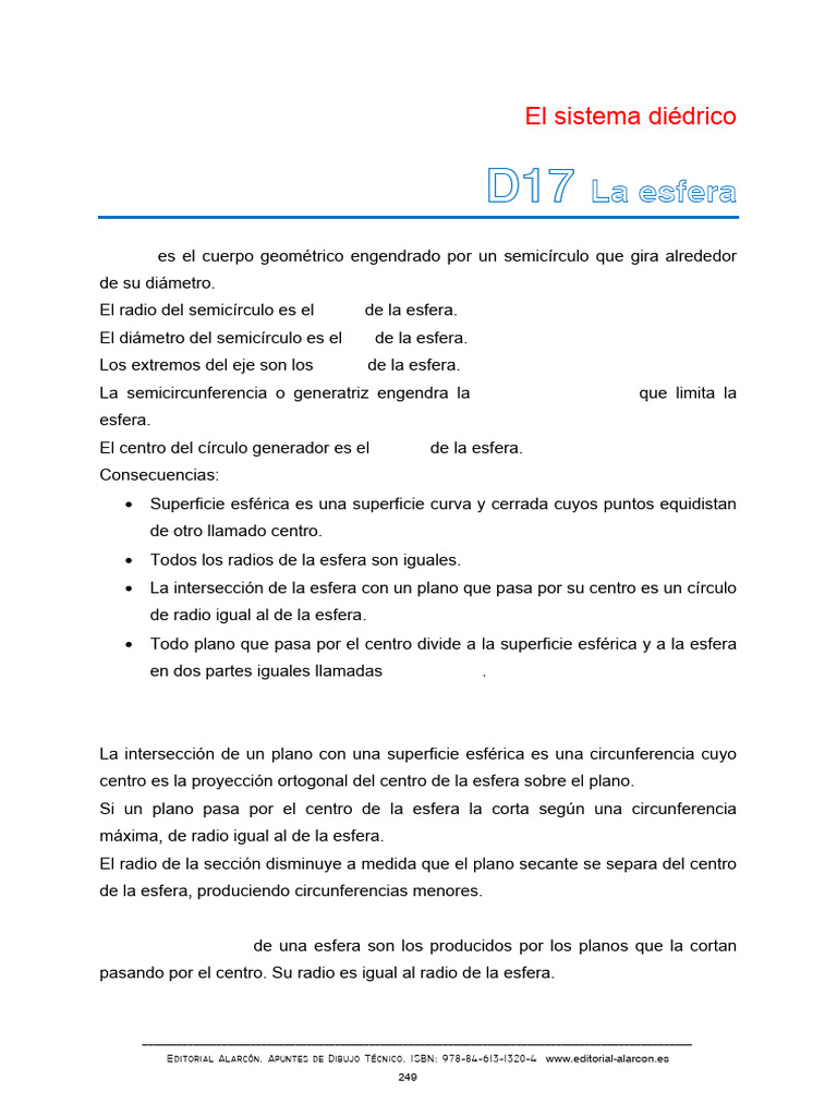 Partes y secciones de la esfera | PDF | Esfera | Geometría