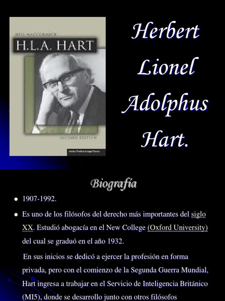 Herbert Hart: Teoría del Derecho | PDF | Legislación | Norma (social)