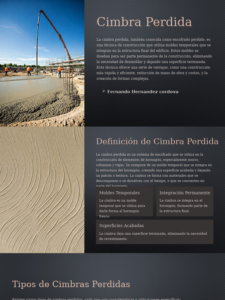 Ventajas de la Cimbra Perdida | PDF | Hormigón | Aislamiento térmico