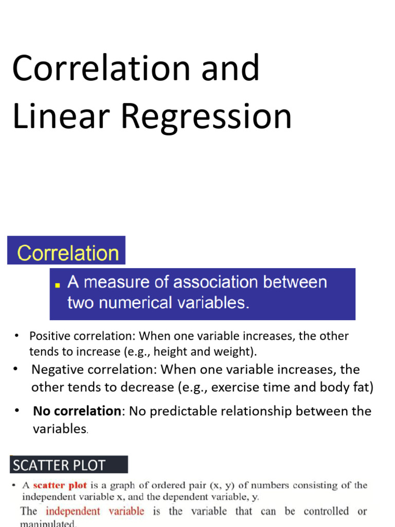Correlation And Linear Regression Analysis Pdf