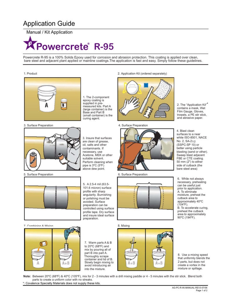 Covalence Powercrete R95 | PDF