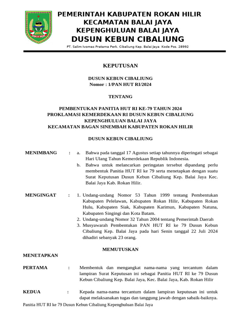 Proposal Hut Ri 2022 | PDF