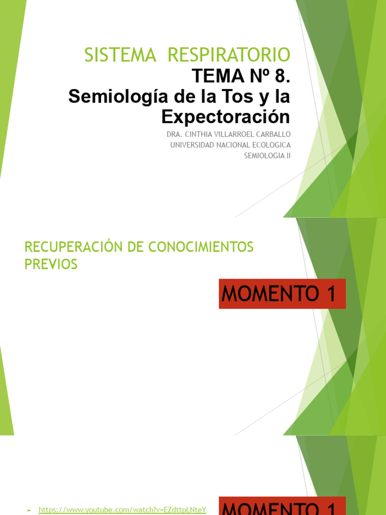 Semiología de la Tos y Expectoration | PDF