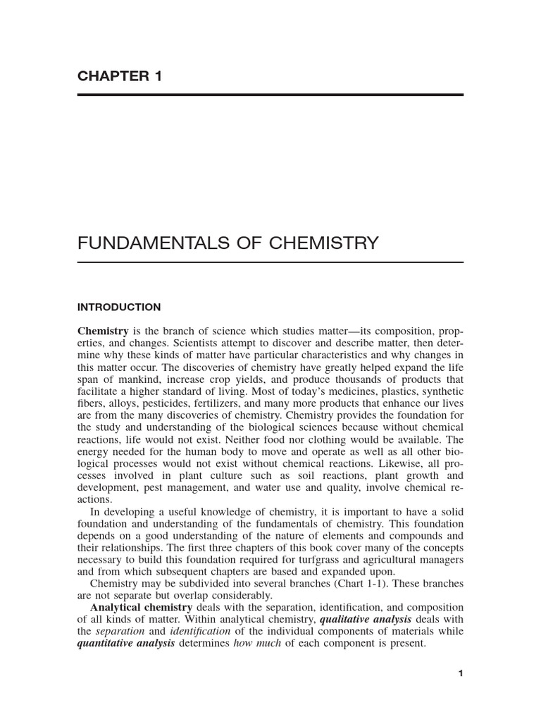 Fundamentals of Chemistry | PDF | Atoms | Isotope