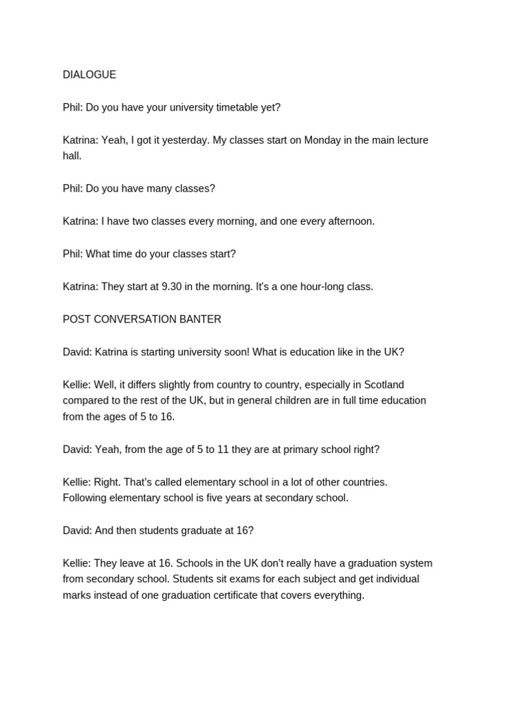 Dialogue | PDF