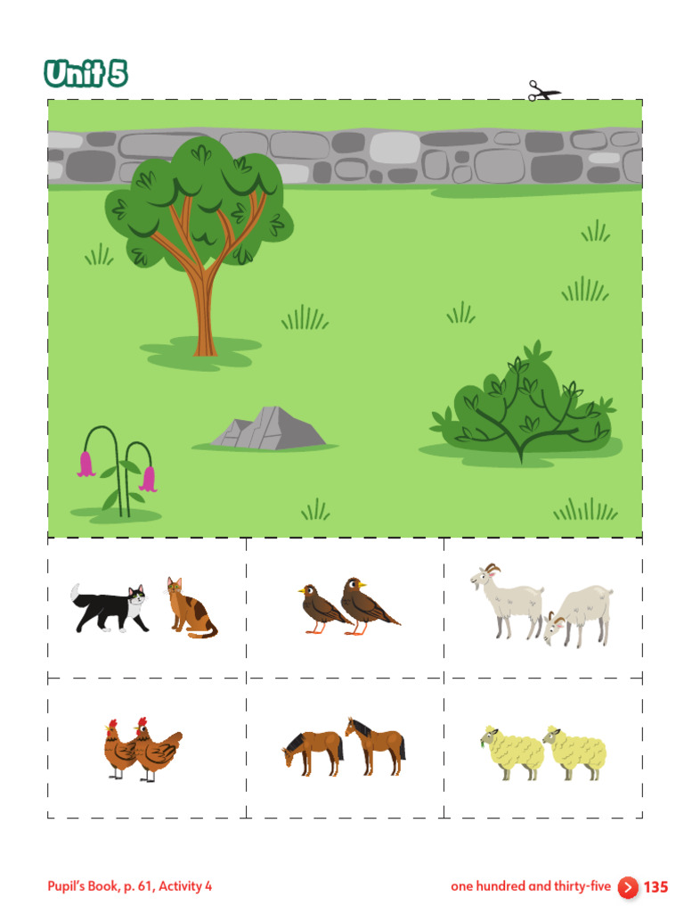 Learning Lands 1 Grammar Games Cutouts U5 | PDF